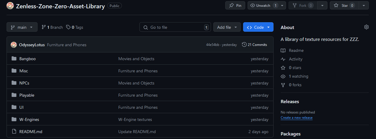Zenless Zone Zero Asset Library Modding Tool for Zenless Zone Zero | ZZZ Modding Tools