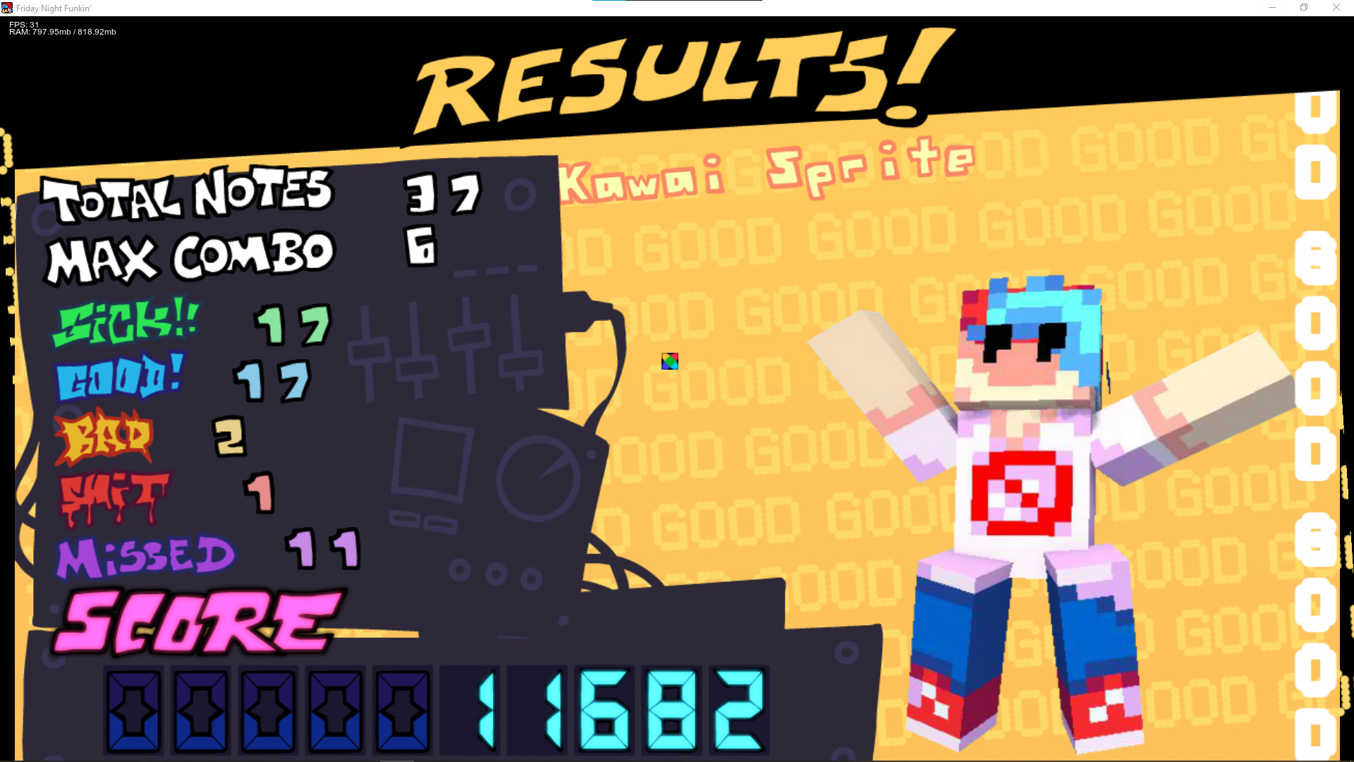 fnf result screen minecraft Modding Tool for Friday Night Funkin' | FNF ...