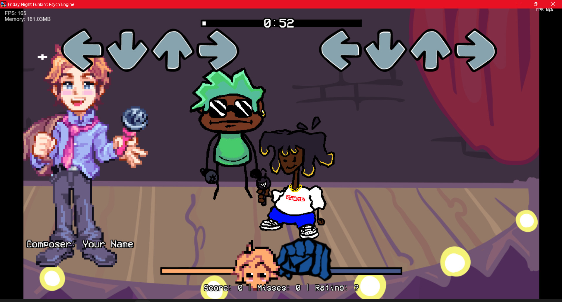 FNF song credits script Customizable color Modding Tool for Friday ...