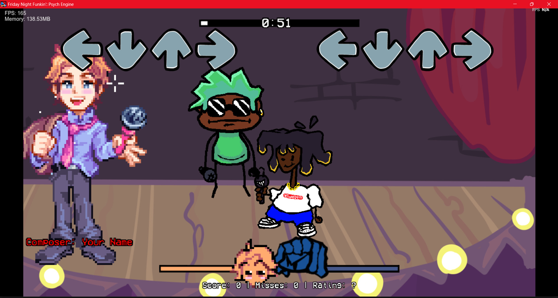 FNF song credits script Customizable color Modding Tool for Friday ...