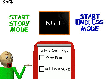 NULL Bossfight Decompile Base Modding Tool for Baldi's Basics | Baldi Modding Tools