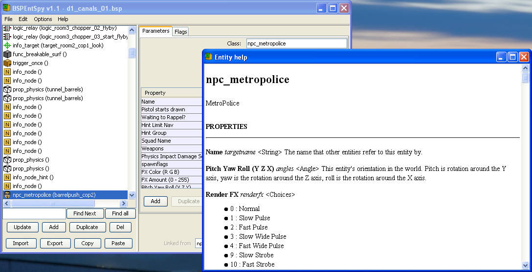 BSPEntSpy Modding Tool for Source Engine | Source Modding Tools