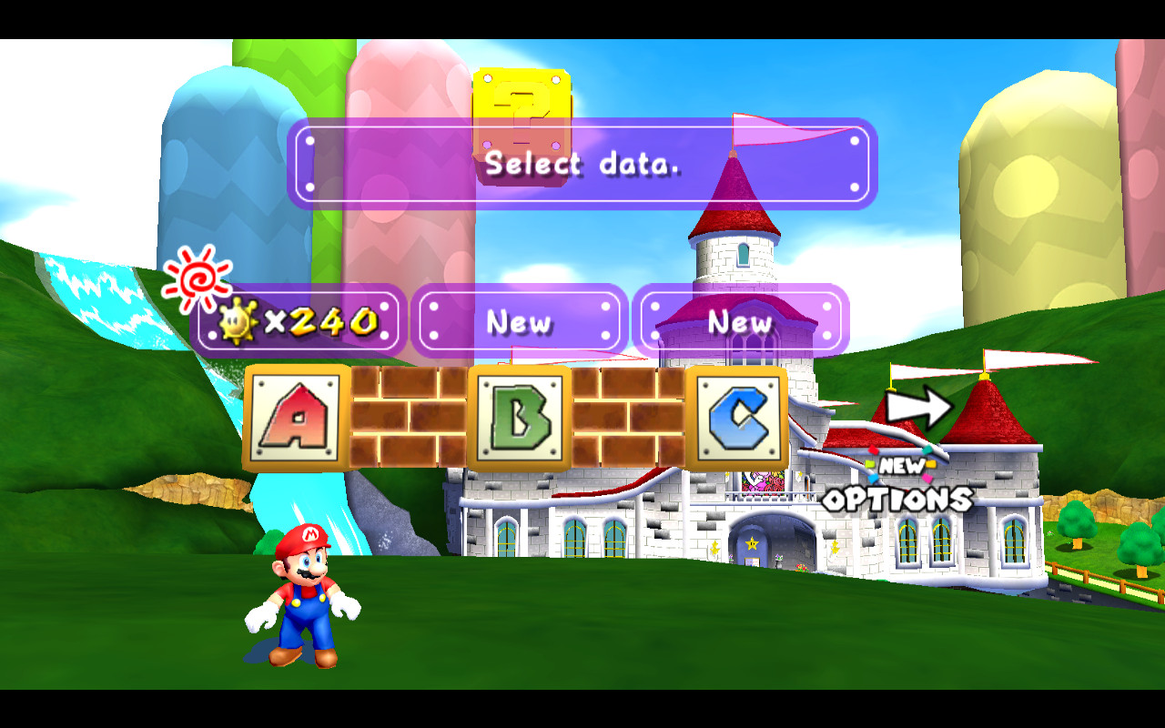 Super Mario Eclipse 240 Shine Save File Modding Tool for Super Mario Sunshine | SMS Modding Tools