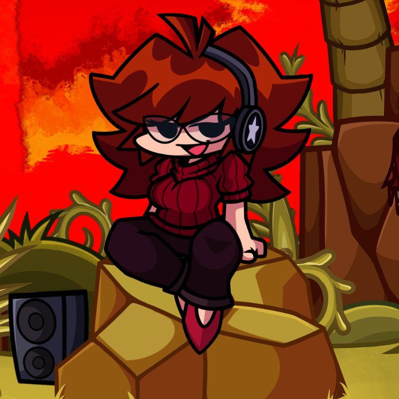 Girlfriend (Novasaur) DWP With Loops Modding Tool for Friday Night Funkin' | FNF Modding Tools