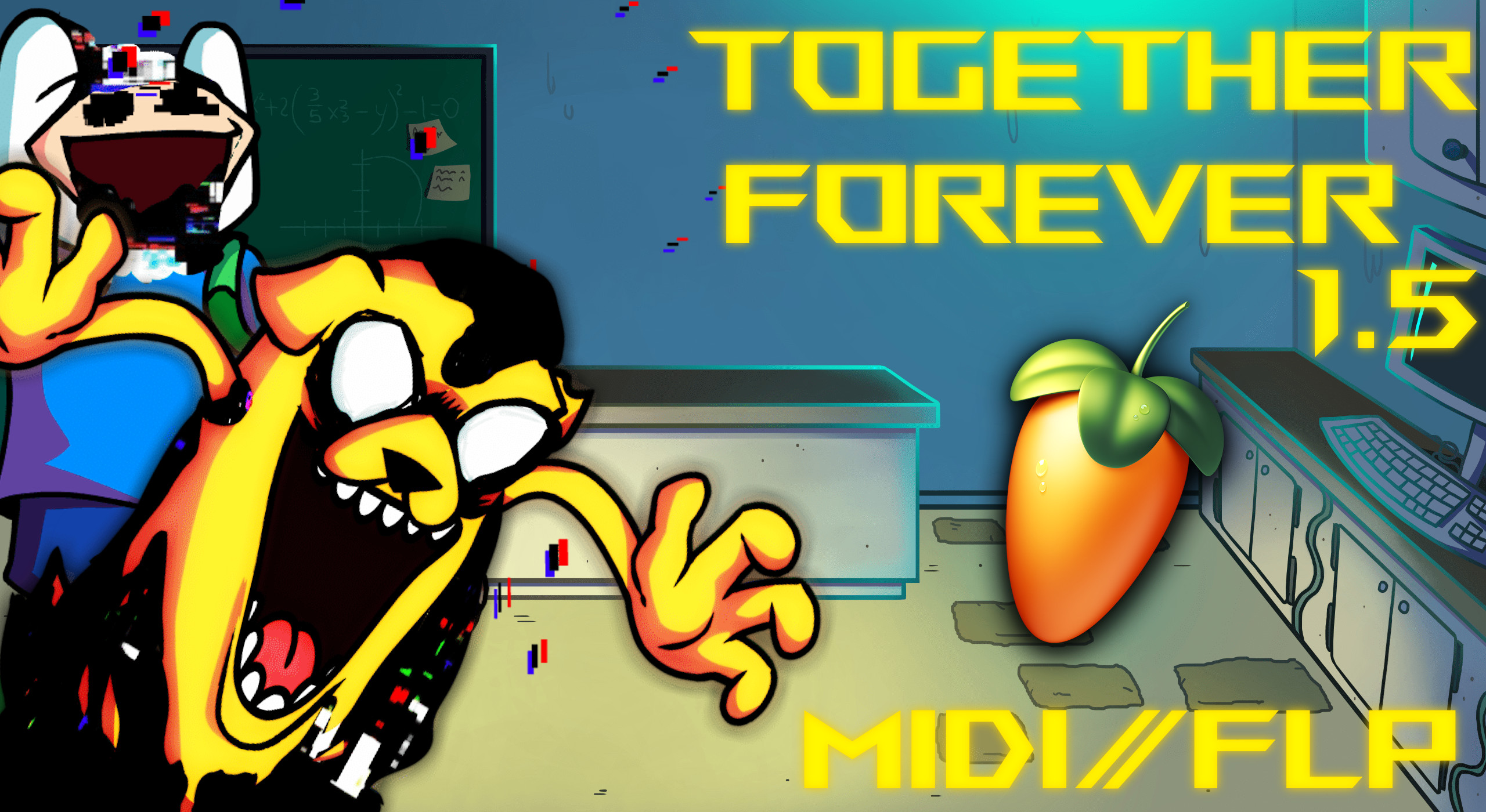 TOGETHER FOREVER MIDI/FLP (100% ACCURATE) Modding Tool for Friday Night ...