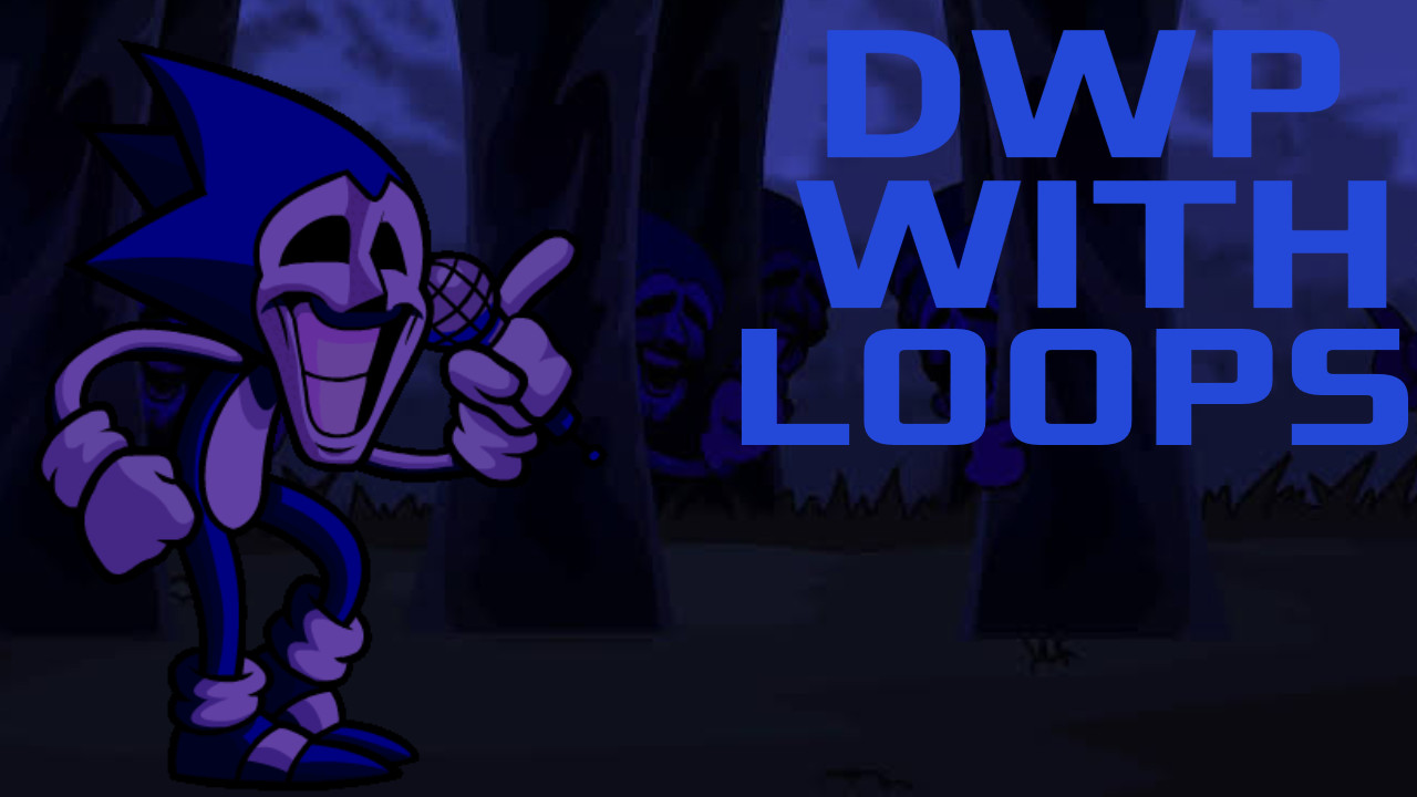 Majin Sonic (Custom) DWP With Loops Modding Tool for Friday Night Funkin' | FNF Modding Tools