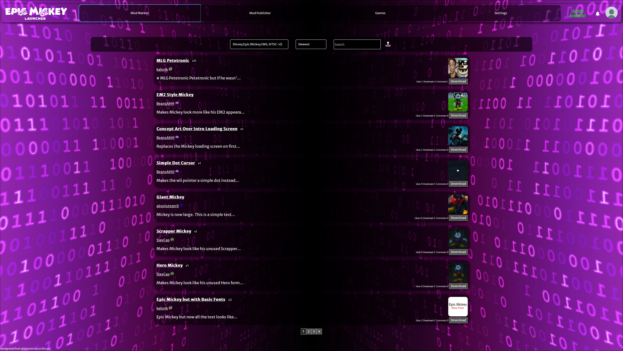 Epic Mickey Launcher Modding Tool for Epic Mickey: Rebrushed | EM1B ...