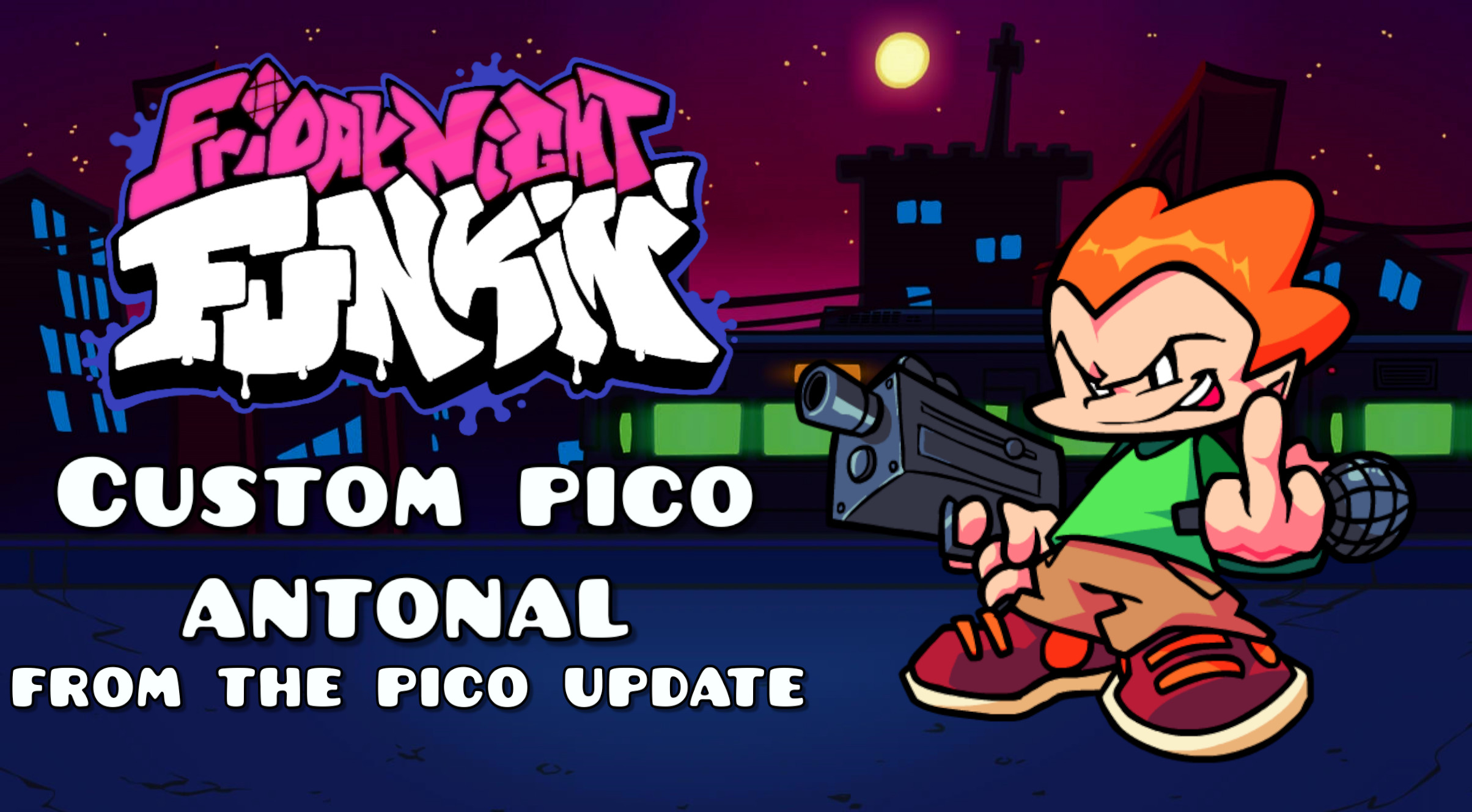 A CUSTOM PICO ANTONAL FROM THE PICO UPDATE Modding Tool for Friday Night Funkin' | FNF Modding Tools