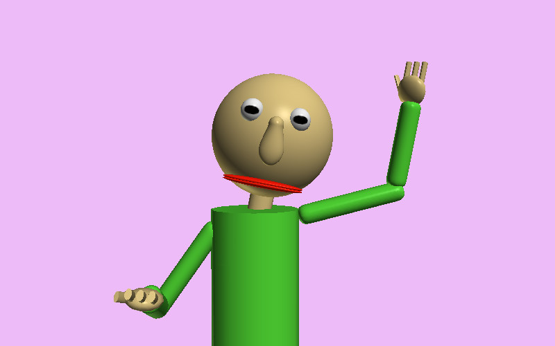 Balder Model (Baldi on Temu) V1 Modding Tool for Baldi's Basics | Baldi ...