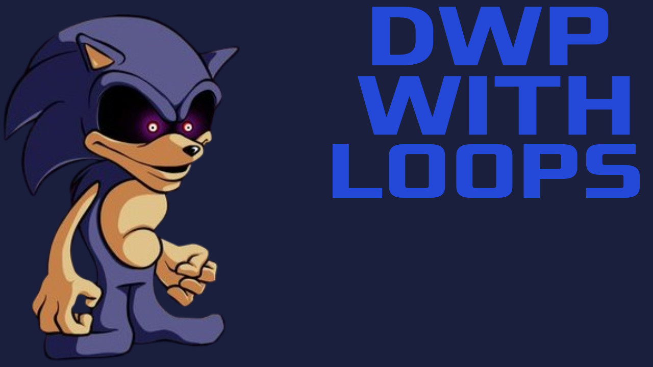 Spoopy Sonic (Custom) DWP With Loops Modding Tool for Friday Night Funkin' | FNF Modding Tools