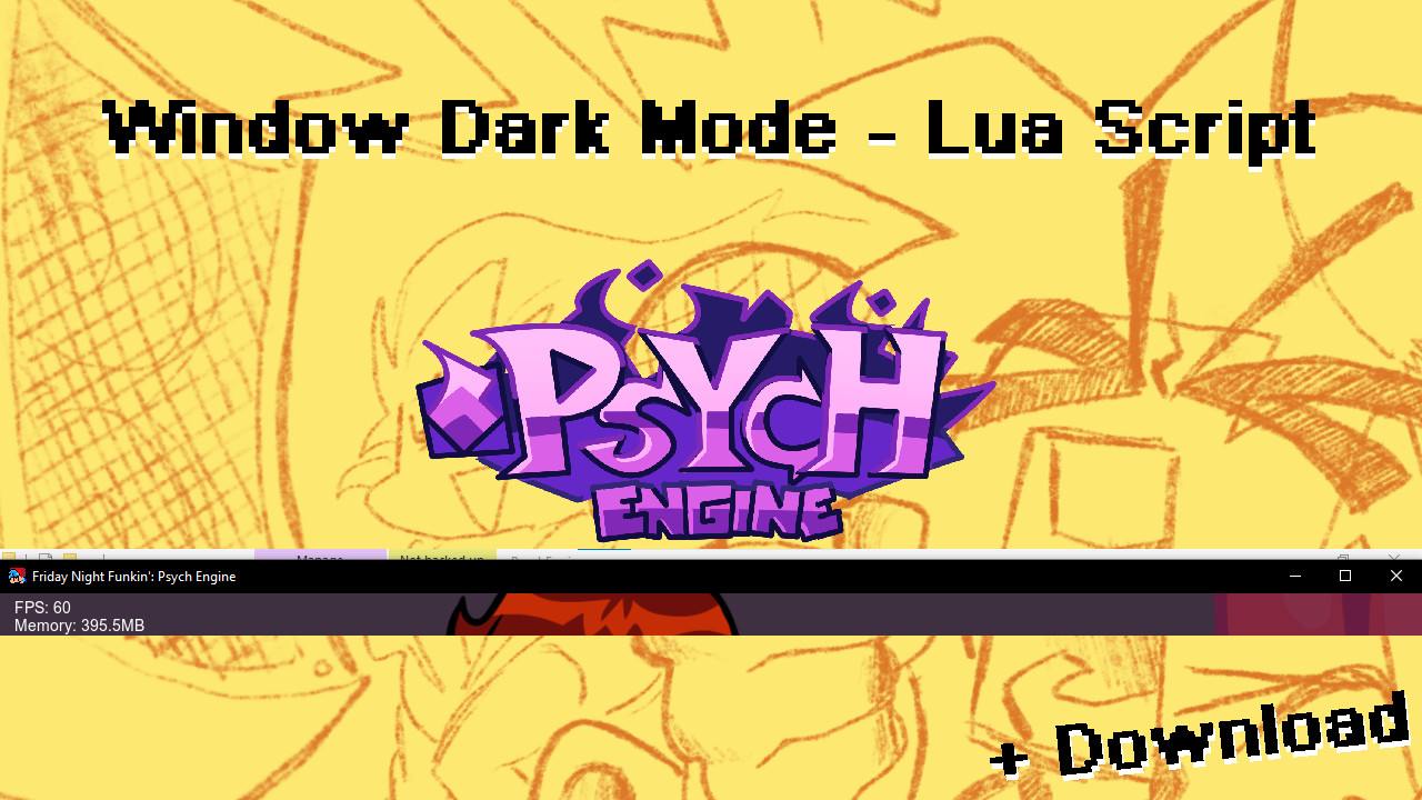 Window Dark Mode + Multi-Colors Extension Modding Tool for Friday Night Funkin' | FNF Modding Tools