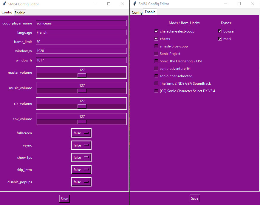 SM64-COOP MOD LOADER Modding Tool for Super Mario 64 PC Port | SM64 PC ...