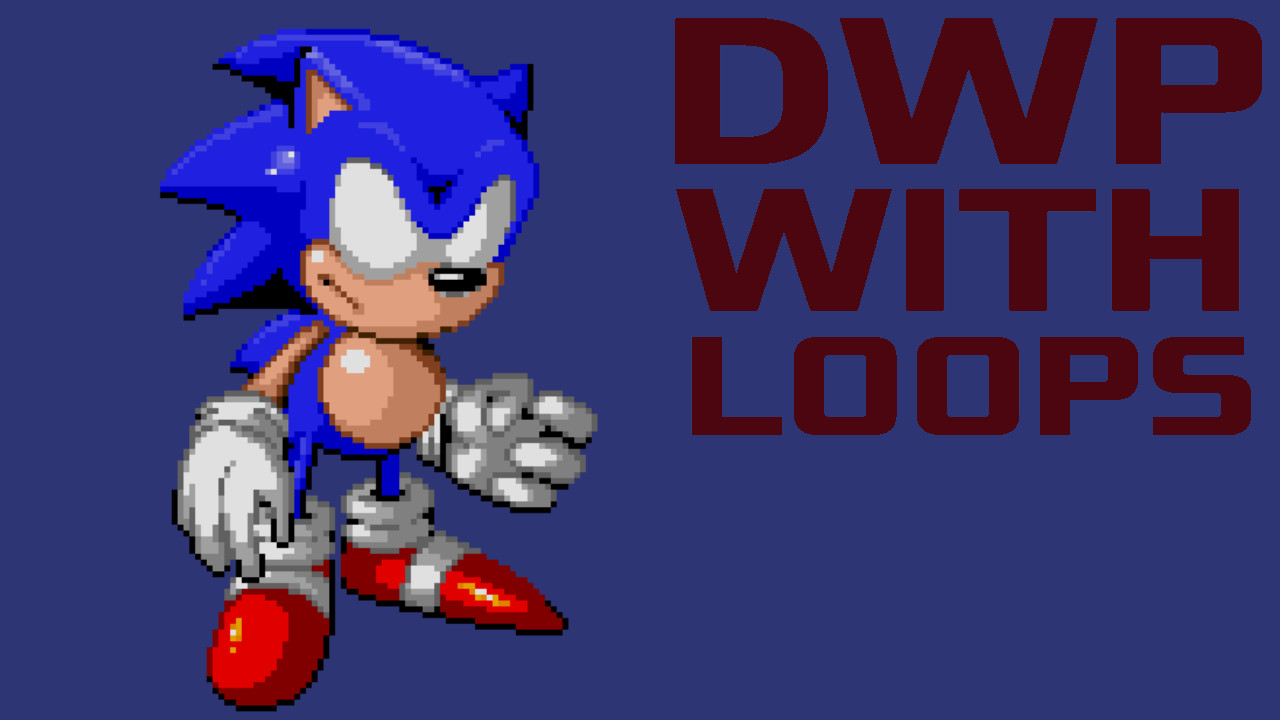 S0N1C (Custom) DWP With Loops Modding Tool for Friday Night Funkin' | FNF Modding Tools