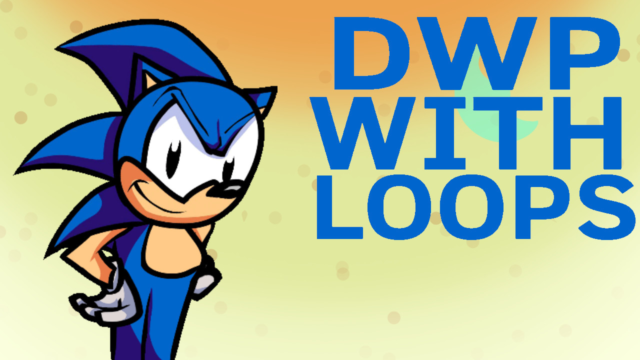 Sonic Sez DWP With Loops Modding Tool for Friday Night Funkin' | FNF Modding Tools