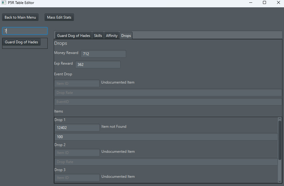 Persona 5 Royal Table Editor Modding Tool for Persona 5 Royal (PC ...