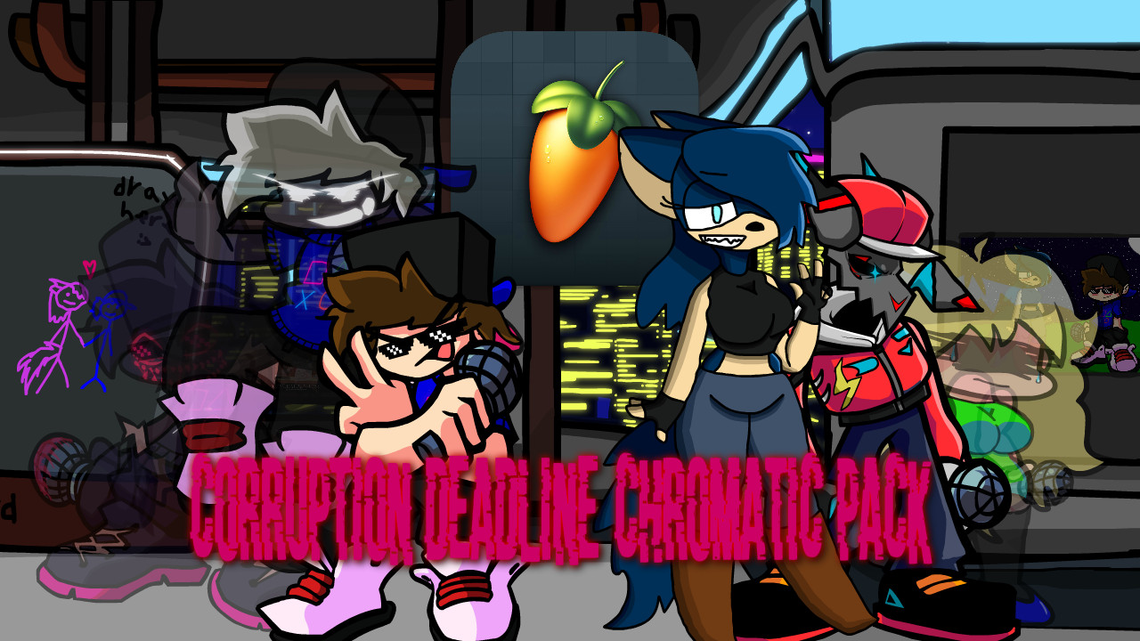 Corruption Deadline Chromatic Pack Modding Tool for Friday Night Funkin ...