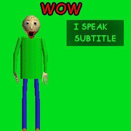 Baldi basics with subtitles in a unity file Modding Tool for Baldi's Basics | Baldi Modding Tools