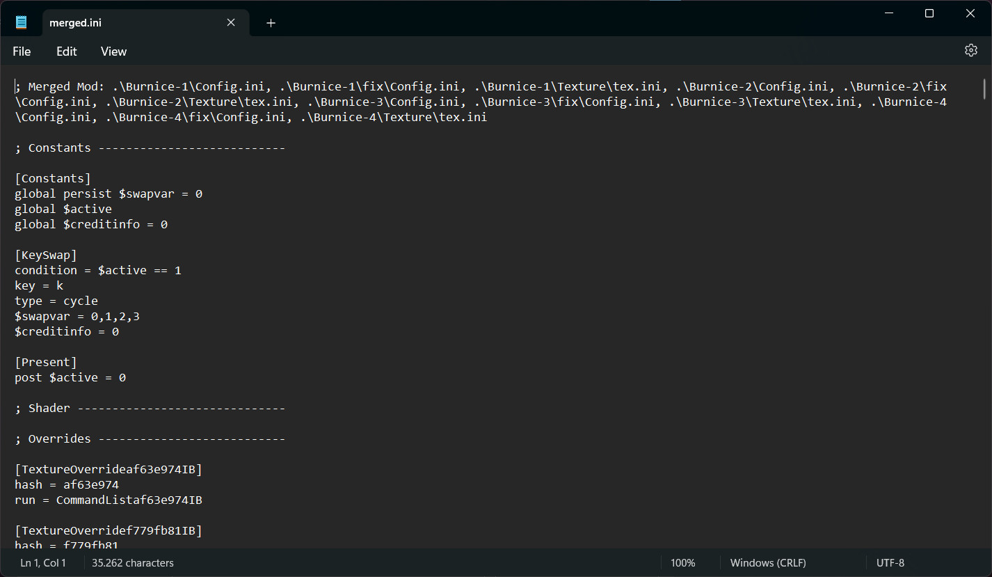 Mod Toggle Script For Multiple Config Modding Tool For Zenless Zone Zero Zzz Modding Tools