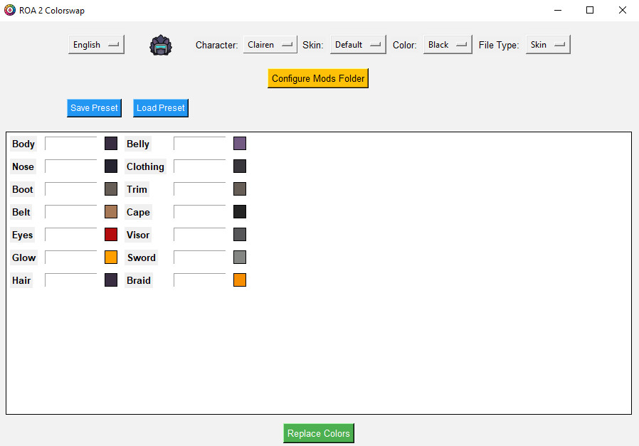 Color Swap Modding Tool for Rivals of Aether II | ROA2 Modding Tools