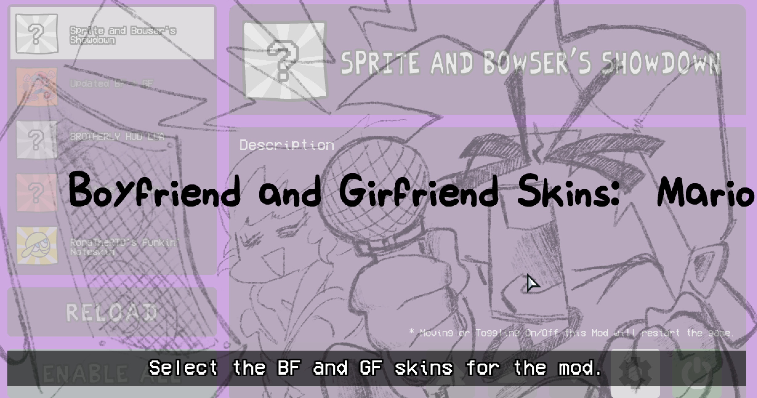 Skin Select LUA Option (Psych Engine V1) Modding Tool for Friday Night ...