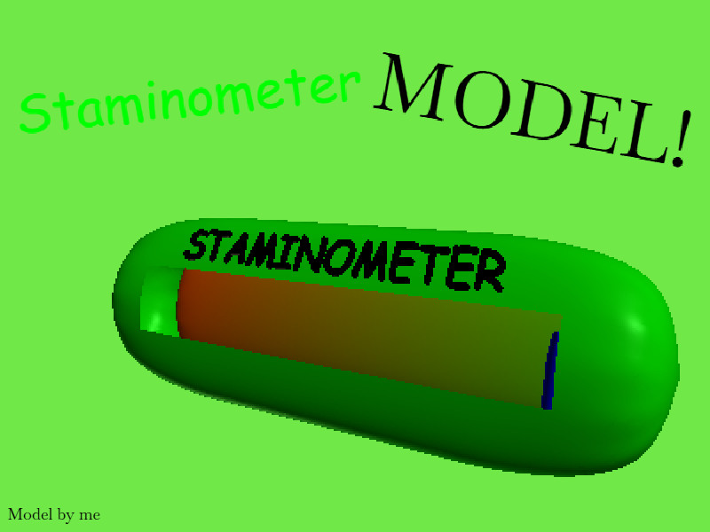 Staminometer Model! Modding Tool for Baldi's Basics | Baldi Modding Tools