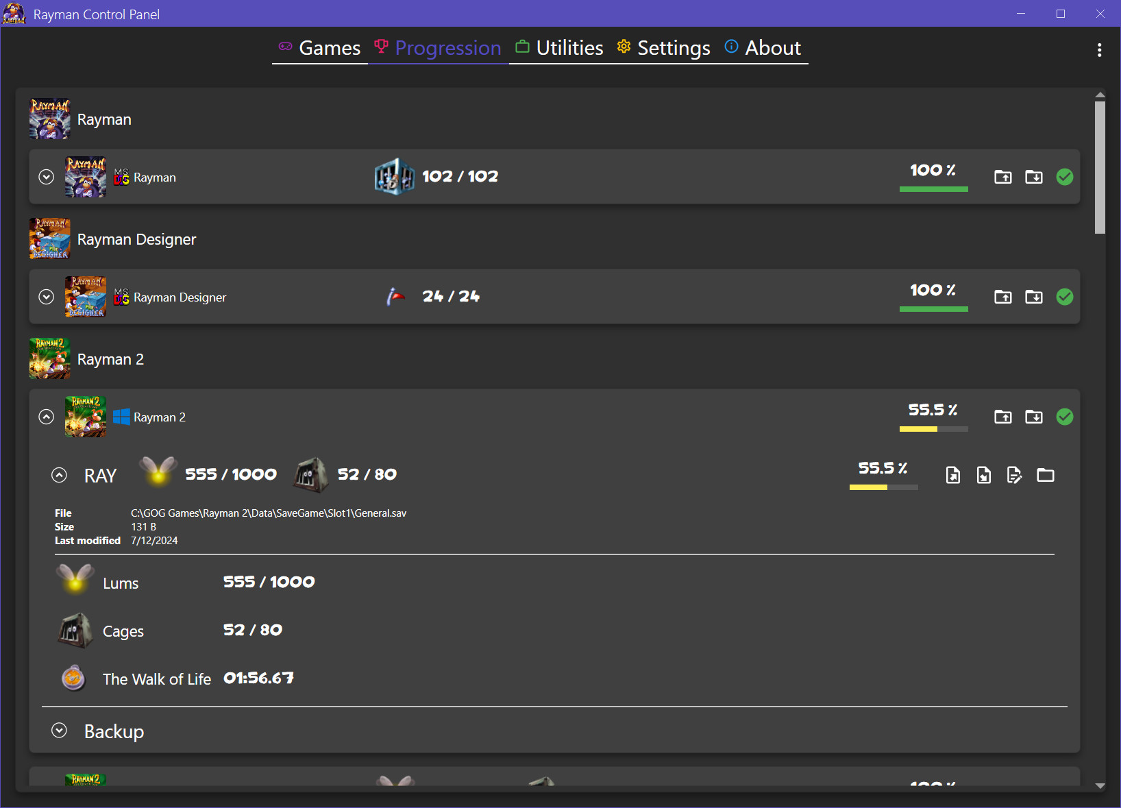 Rayman Control Panel Modding Tool for Rayman Legends | RL Modding Tools