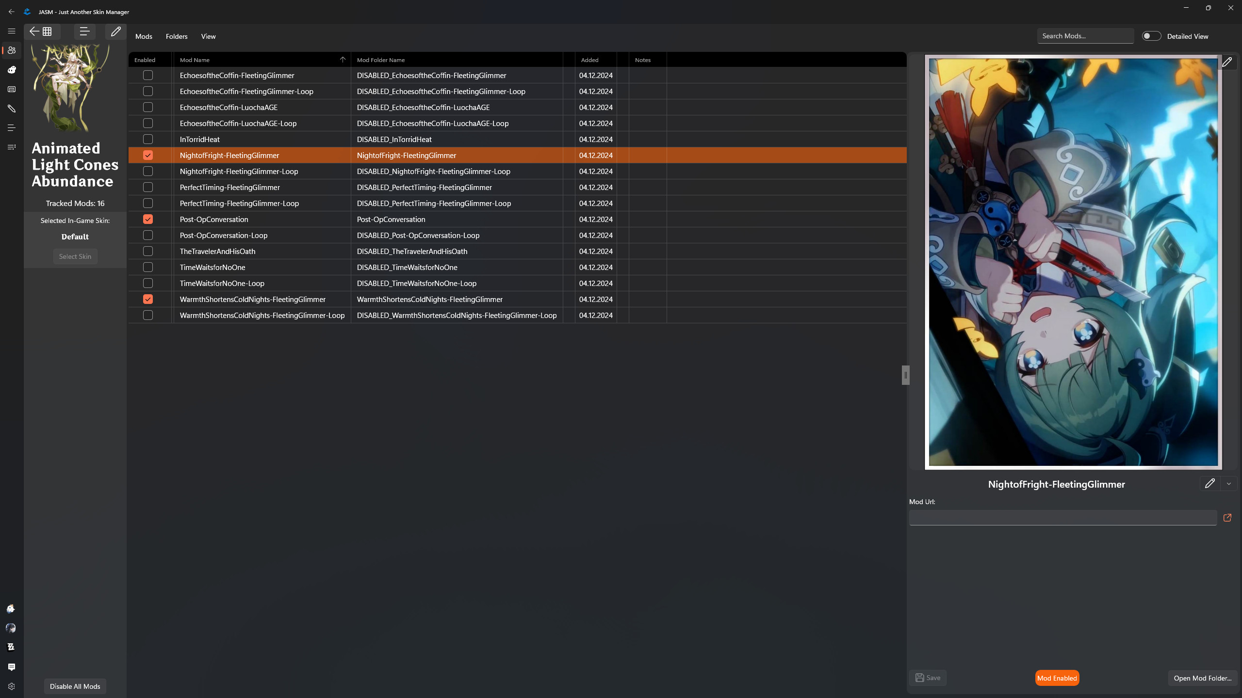 JASM Animated Light Cones Sup Modding Tool for Honkai Star Rail | HSR Modding Tools
