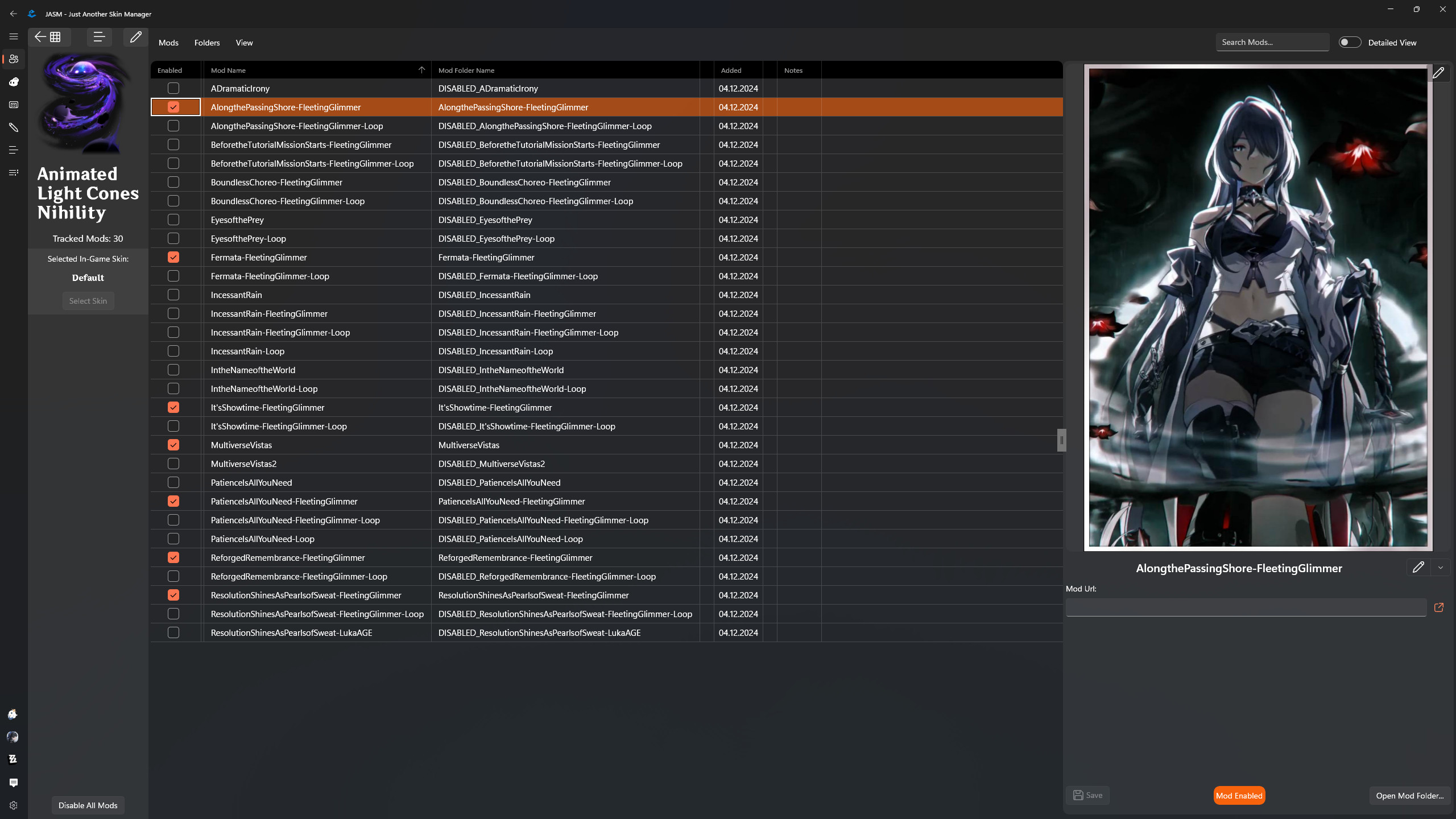 JASM Animated Light Cones Sup Modding Tool for Honkai Star Rail | HSR Modding Tools