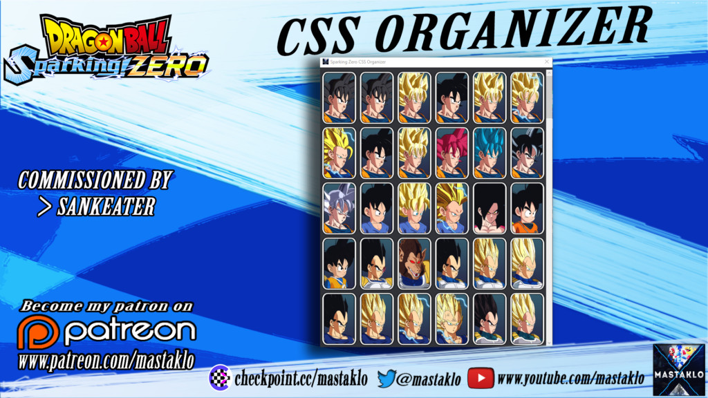 CSS Organizer Modding Tool for Dragon Ball: Sparking! ZERO | DBSZ ...
