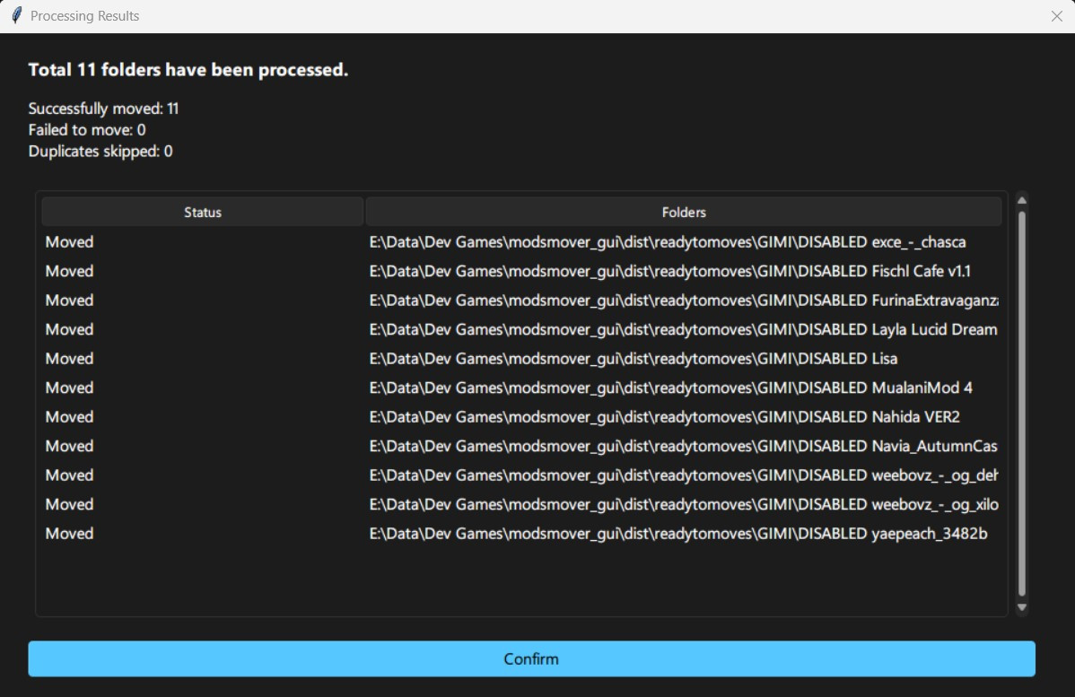 Mods Mover Manager Modding Tool for Genshin Impact | GI Modding Tools