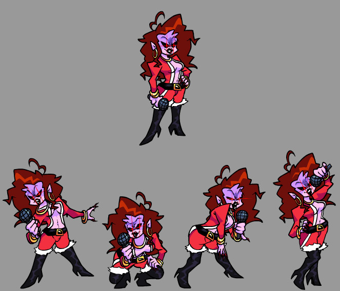 Friday Night Funkin': Mommy Mearest christmas FLA Modding Tool for ...