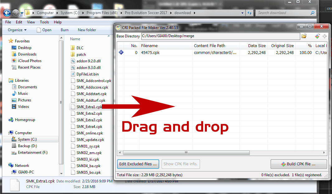 Files to add .cpk yourself Modding Tool for Dragon Ball Xenoverse 2 ...
