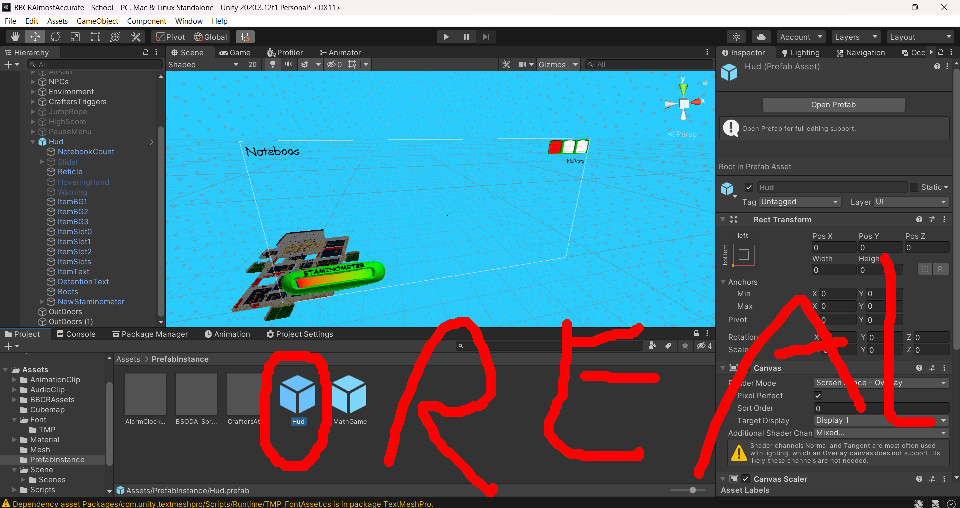 HUD Prefab Modding Tool for Baldi's Basics | Baldi Modding Tools