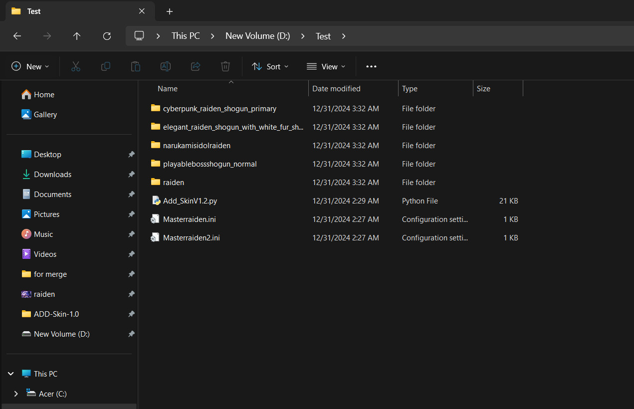 Add_Skin Script Modding Tool for Genshin Impact | GI Modding Tools