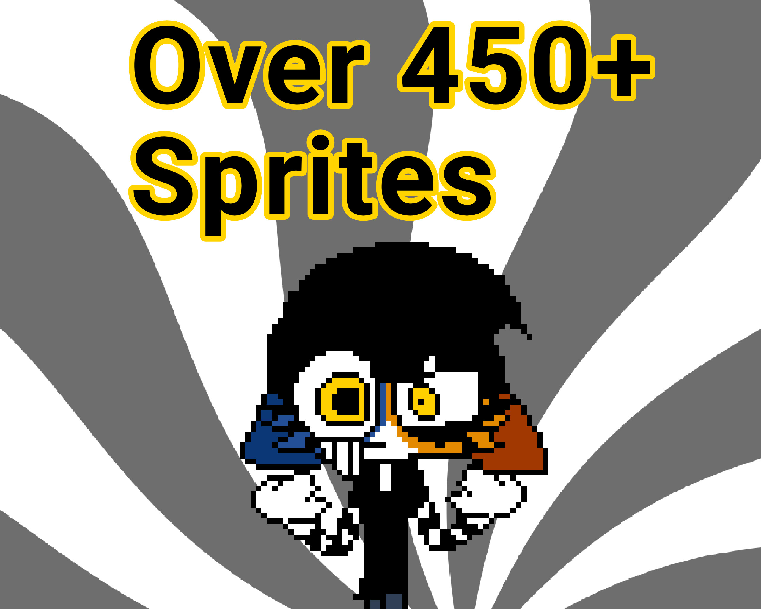 Meow Skulls Almost all Sprites (Sprite sheet) Modding Tool for Pizza ...