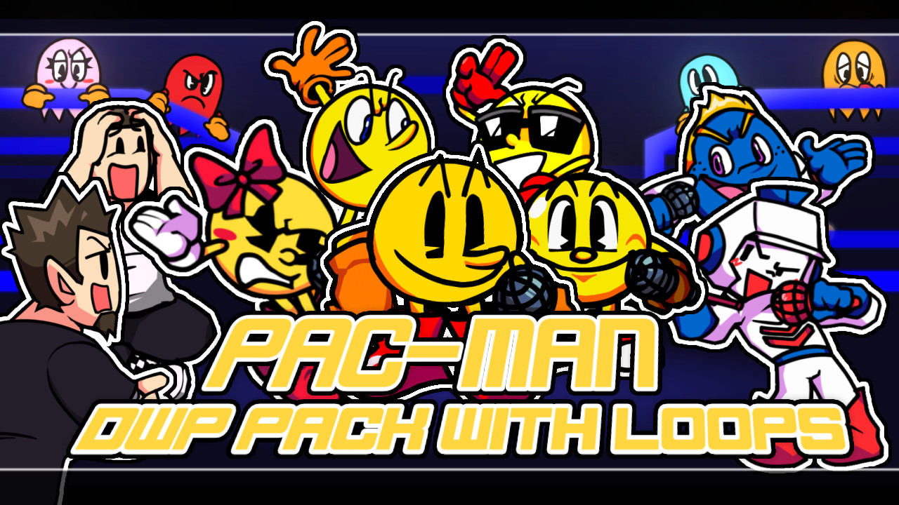 Vs Pac-Man DWP Pack with Loops Modding Tool for Friday Night Funkin ...