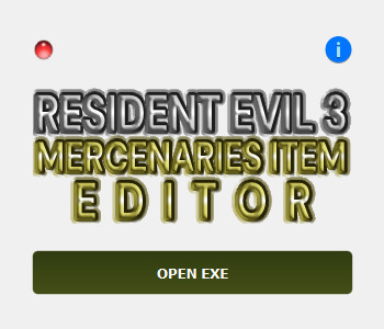 RE3 - Mercenaries Item Editor byMystic Modding Tool for Resident Evil 3 ...