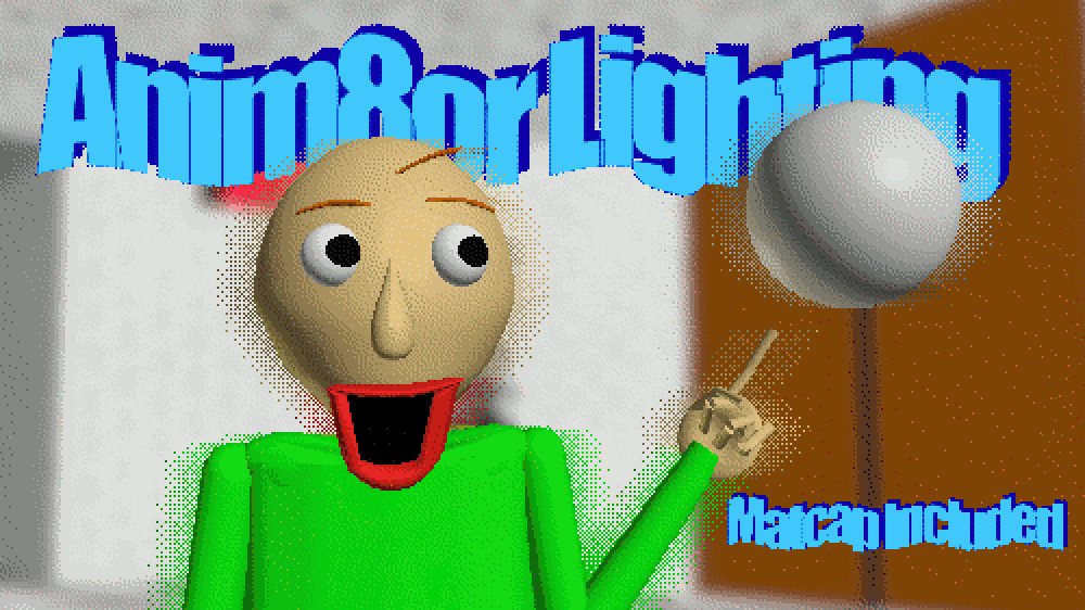 The Ultimate Anim8or Lighting for blender [Rehaul] Modding Tool for Baldi's Basics | Baldi ...