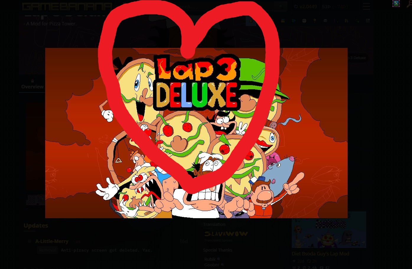 Lap 3 DX Flag Recreation Modding Tool for Pizza Tower | PT Modding Tools