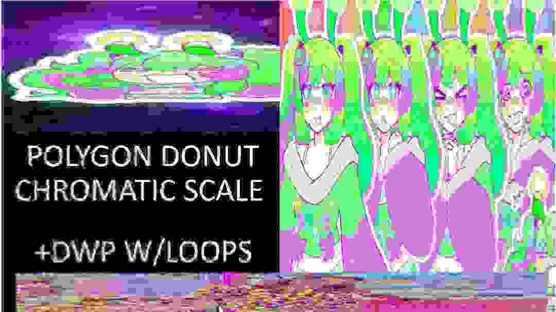 POLYGON DONUT CHROMATIC SCALE (+DWP W/LOOPS) Modding Tool for Friday Night Funkin' | FNF Modding ...