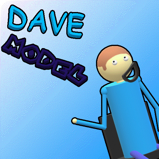 Dave Model Paint 3d Modding Tool for Baldi's Basics | Baldi Modding Tools