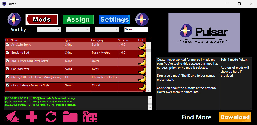Pulsar Modding Tool for Super Smash Bros. Ultimate | SSBU Modding Tools