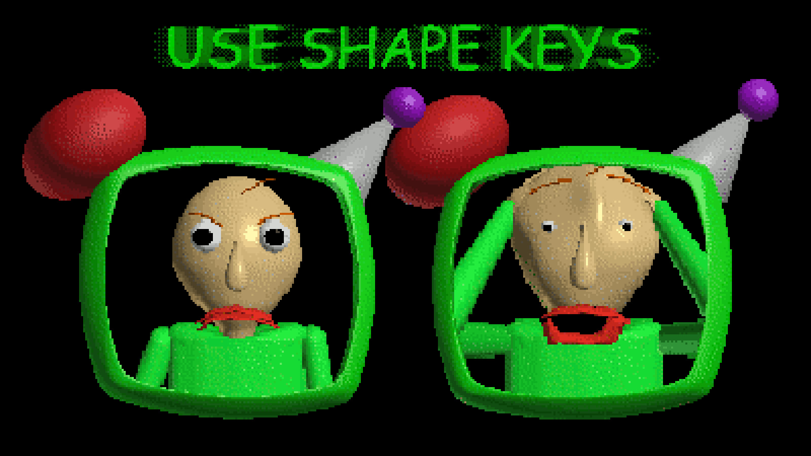 The Ultimate Baldi Model For Blender (V6) Modding Tool for Baldi's Basics | Baldi Modding Tools