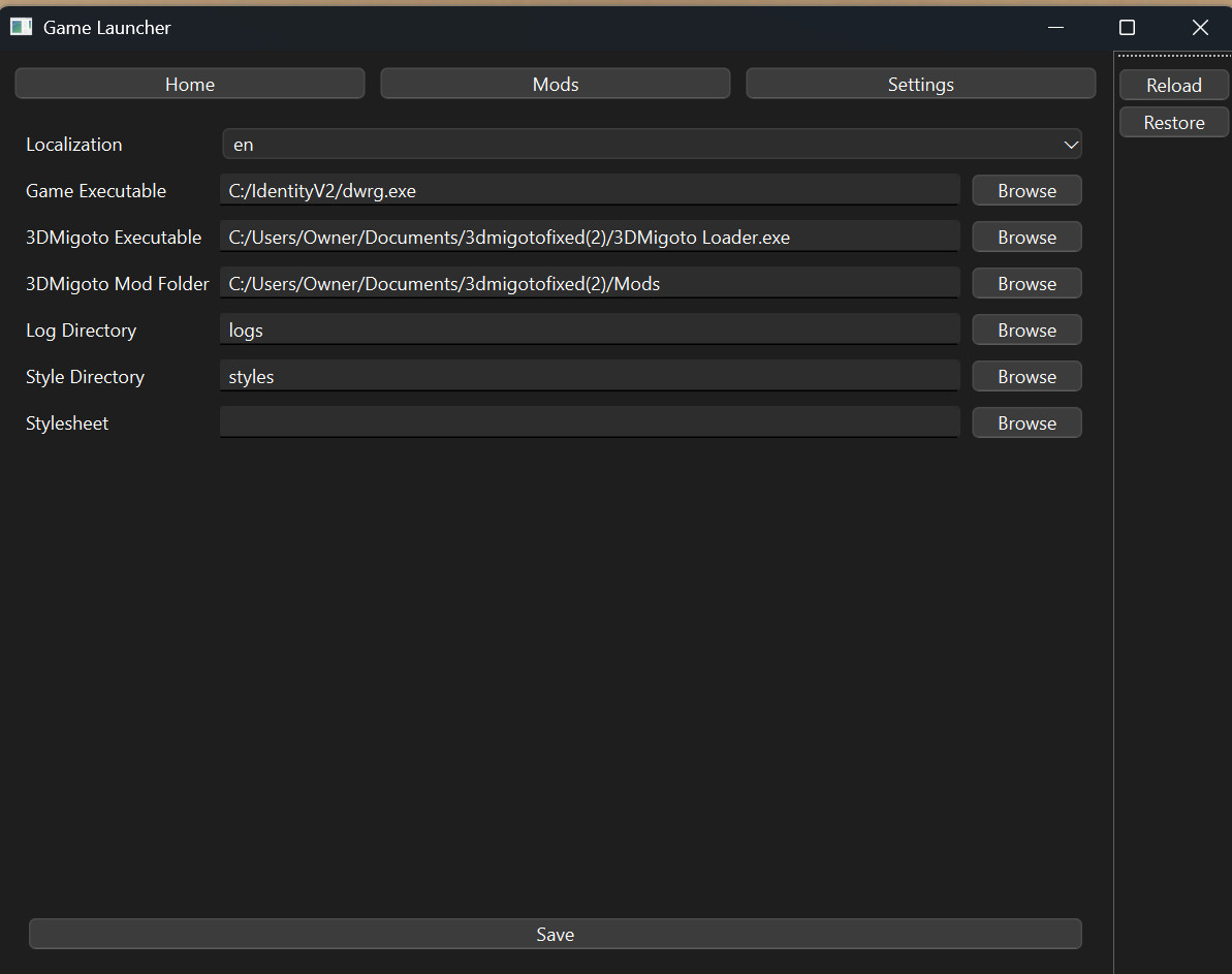 Doll Game Mod Launcher Modding Tool for Identity V | IDV Modding Tools