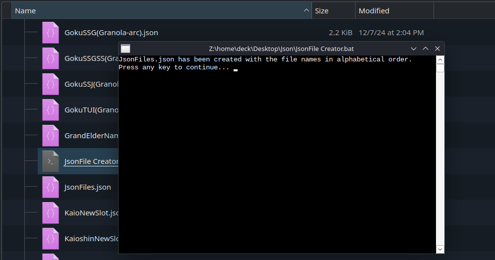 JsonFiles.json File Creator (Single-Click) Modding Tool for Dragon Ball: Sparking! ZERO | DBSZ ...