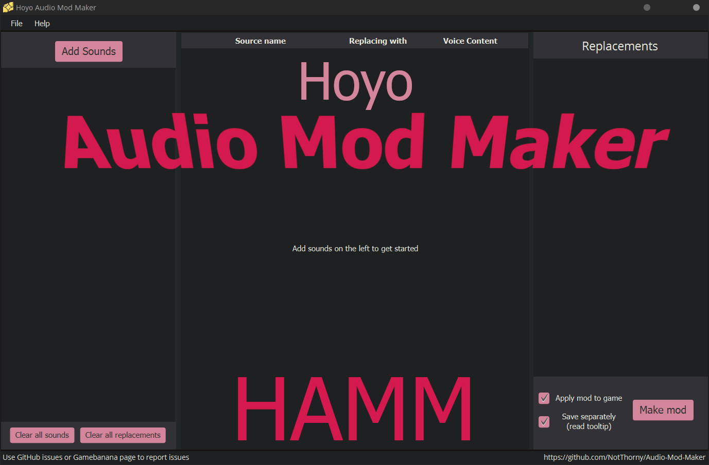 Hoyo Audio Mod Maker Modding Tool for Genshin Impact | GI Modding Tools