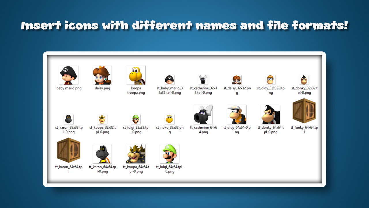 Character Icon Tools Modding Tool for Mario Kart Wii | MKWii Modding Tools