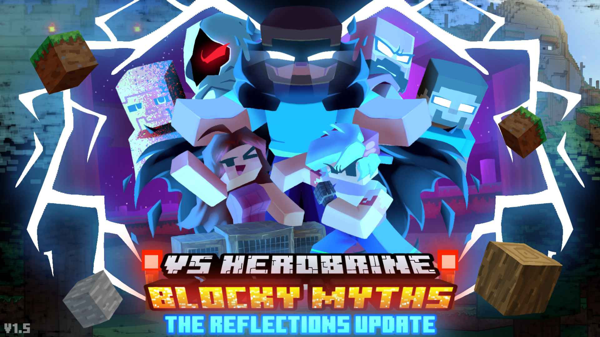 Vs Herobrine: Blocky Myths DWP Pack With Loops Modding Tool for Friday ...