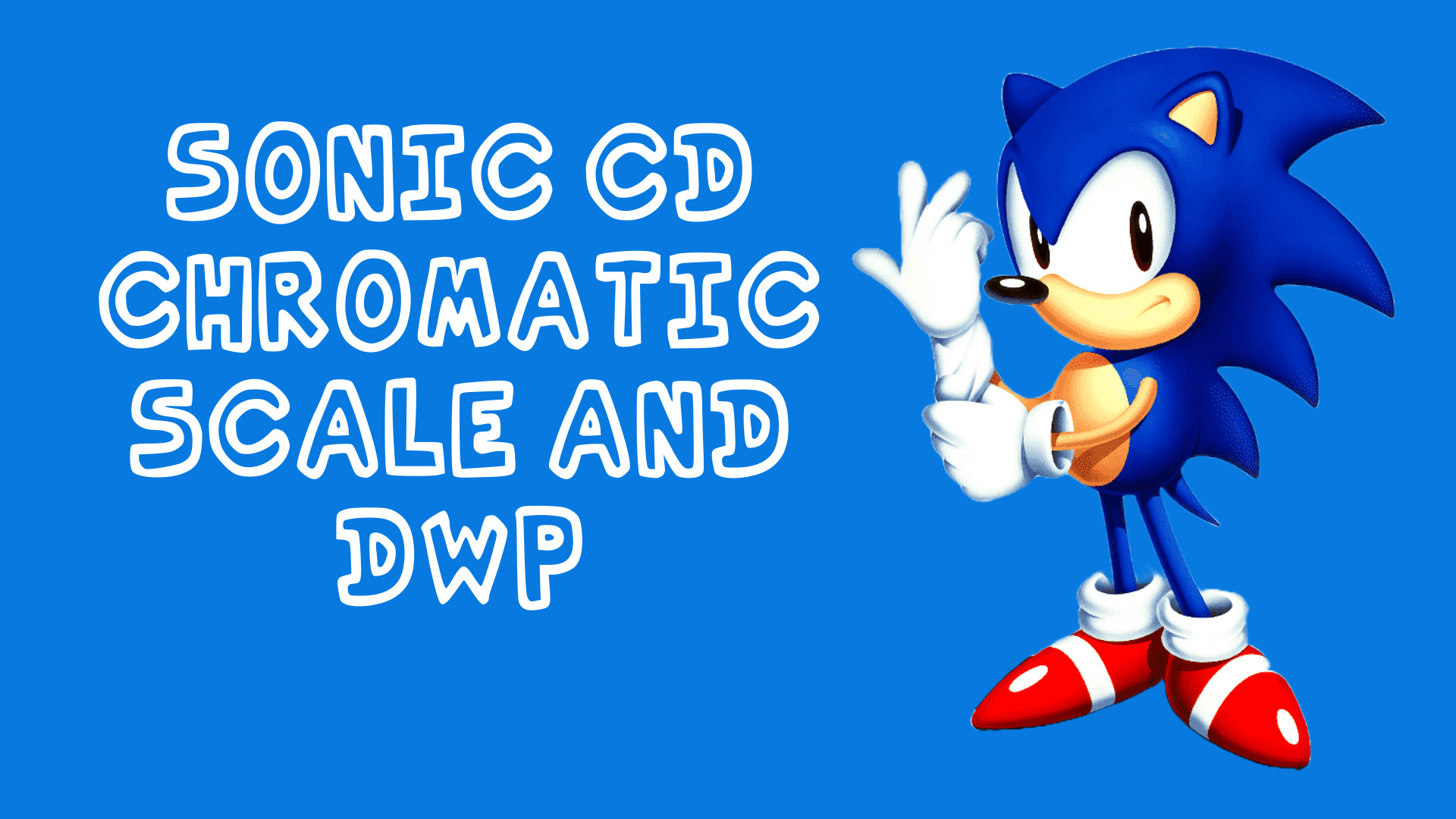 Sonic CD (Original Chromatic Scale+DWP With Loops) Modding Tool for Friday Night Funkin' | FNF ...