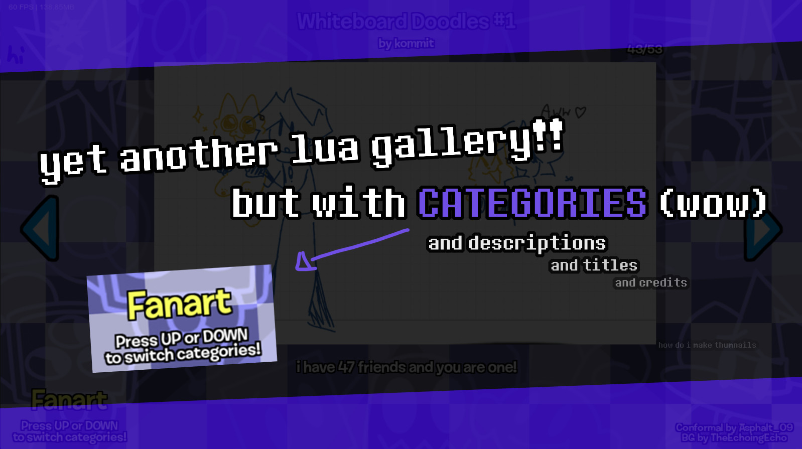 PE Lua Gallery w/ Categories and Description Modding Tool for Friday ...
